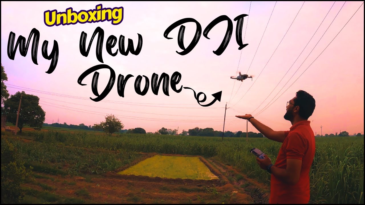Unboxing My DJI Drone | First Flight in the Fields | @mansikyatra 🚁🌄 ...