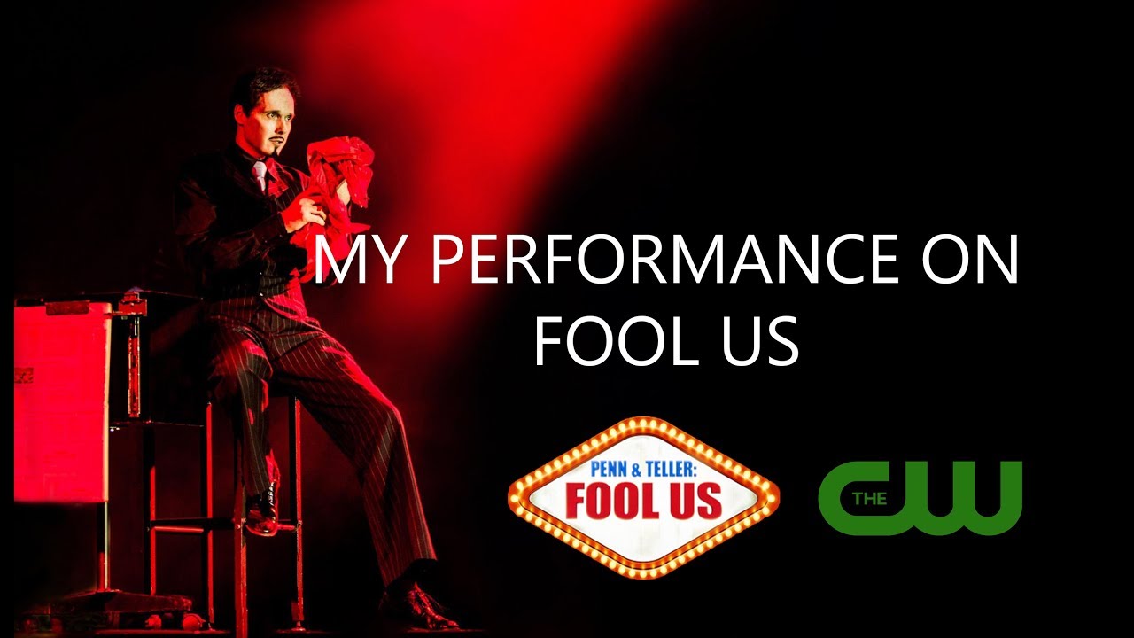 Coming Soon...My Performance On Fool Us - YouTube