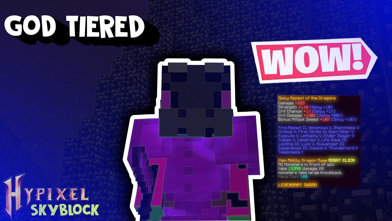 CRAFTING A GOD SWORD In Hypixel Skyblock (2021) - YouTube