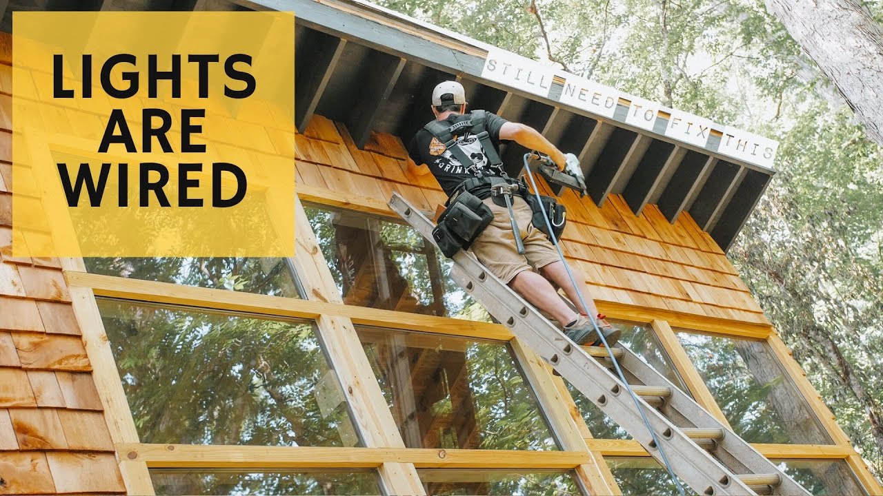 Ready for Electric inspection...😬 - Cabin Build Ep.37 - YouTube