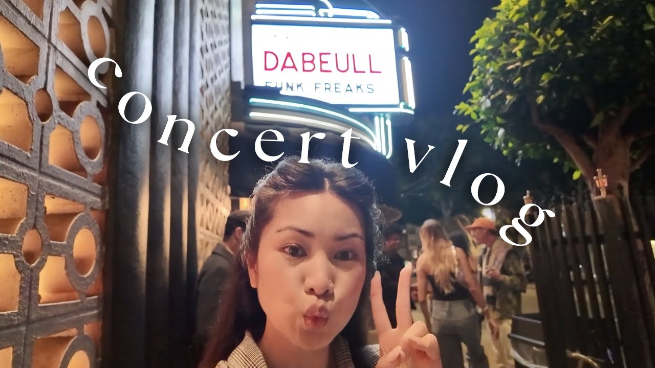 CONCERT vlog 🎶🎤 | seeing URsher BABY! & french artist Dabeull 🕺🏻 - YouTube