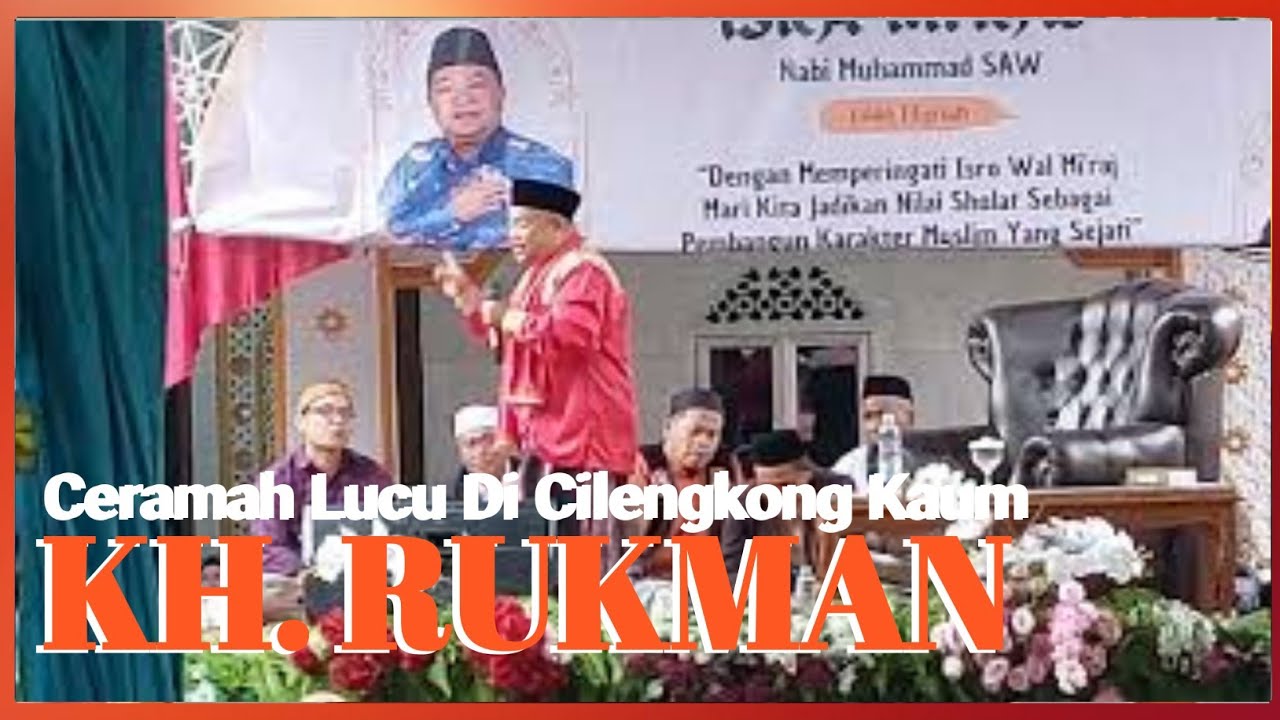 🔴 Live KH. RUKMAN WIRIADINATA - Ceramah Sunda Lucu Di Kp. Cilengkong Kaum - YouTube