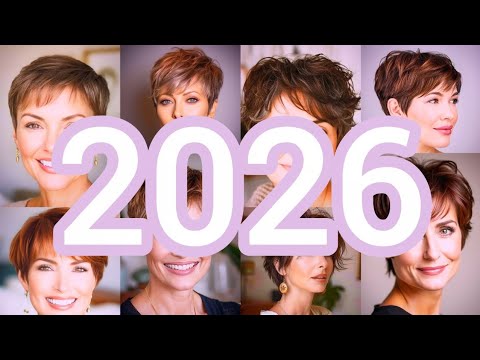 💯💖2026 Best Pixie Cuts for Older Women | Latest Short Haircuts Ideas for Women Over 40🔥