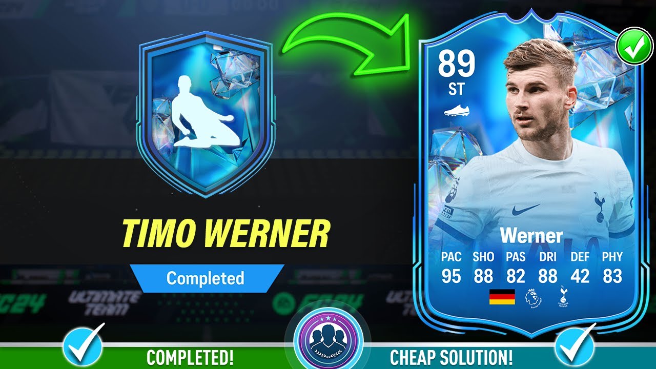 89 Fantasy FC Timo Werner SBC Completed - Cheap Solution & Tips - FC 24 ...