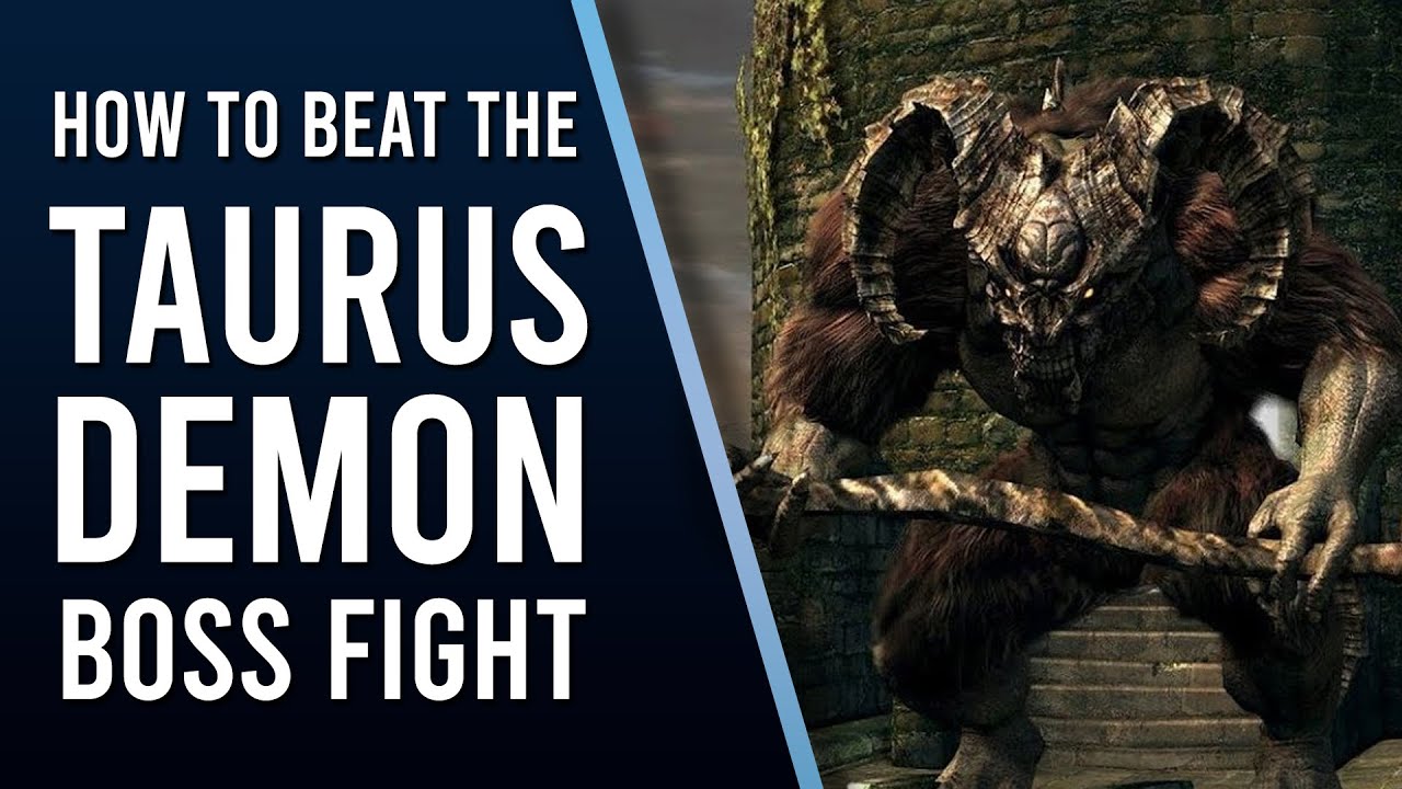 How To Beat The Taurus Demon Boss in Dark Souls Remastered - YouTube
