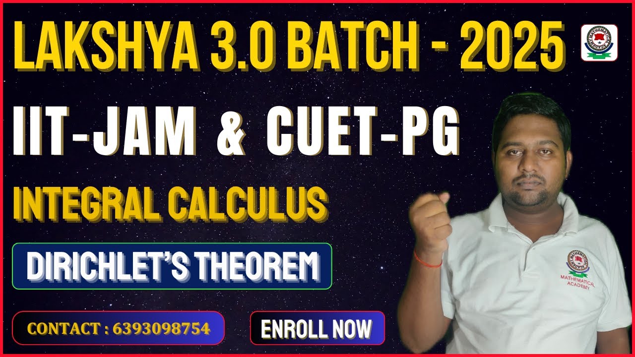 Integral Calculus | Dirichlet's Theorem | Liouville's Extension of ...