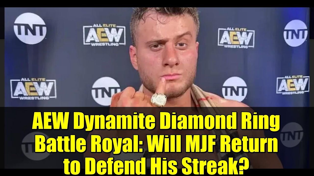 AEW Dynamite Diamond Ring Battle Royal: Will MJF Return to Defend His ...