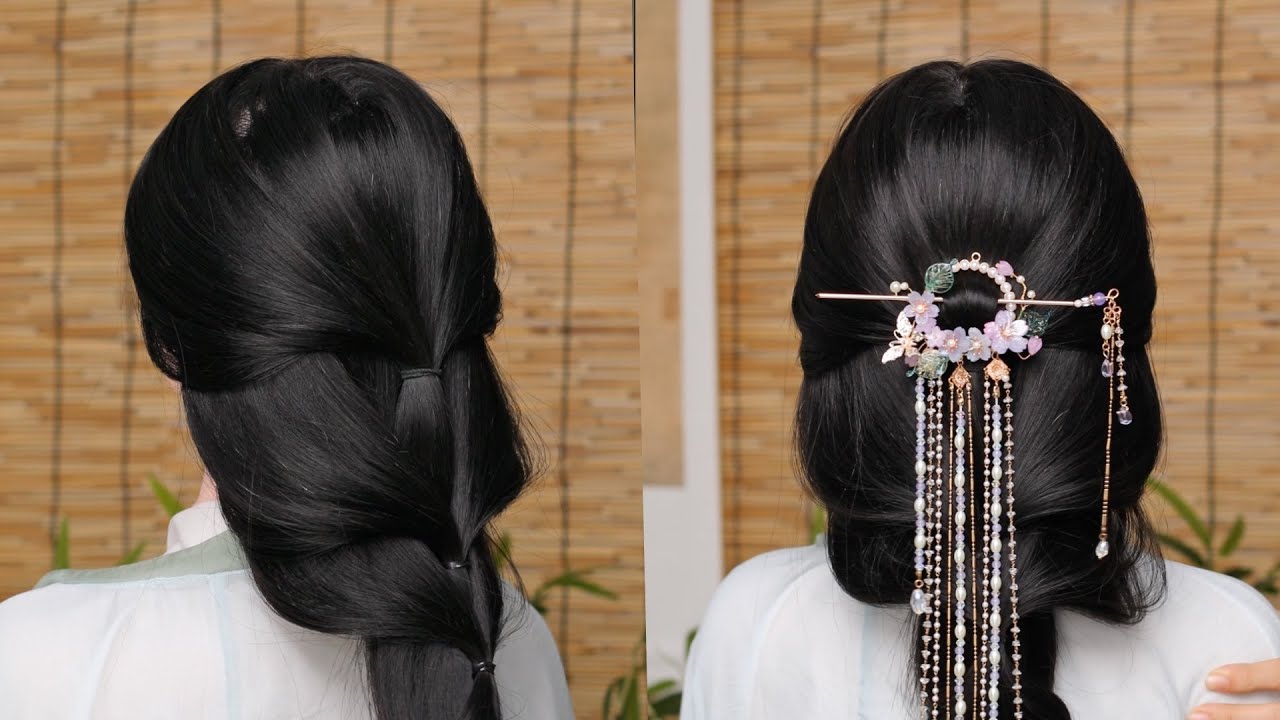 Easy And Perfect Hairstyle For Long Hair | Formal Hair Style Girl ...