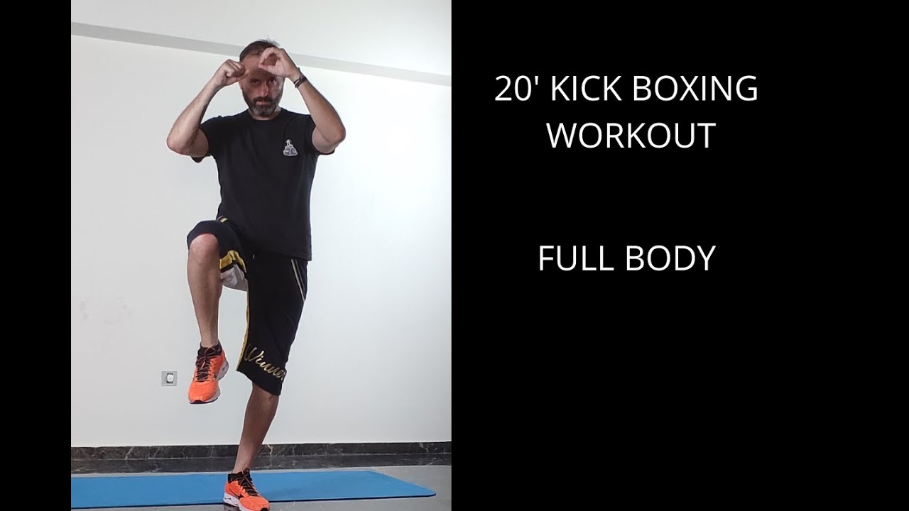 20 Minute Kickboxing Workout (Full Body) | Alexandros Kalabokis - YouTube