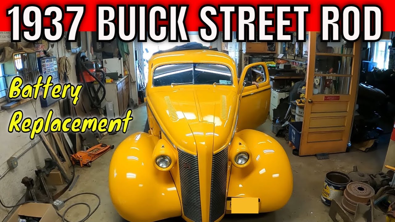 1937 Buick Street Rod: Battery Replacement - YouTube