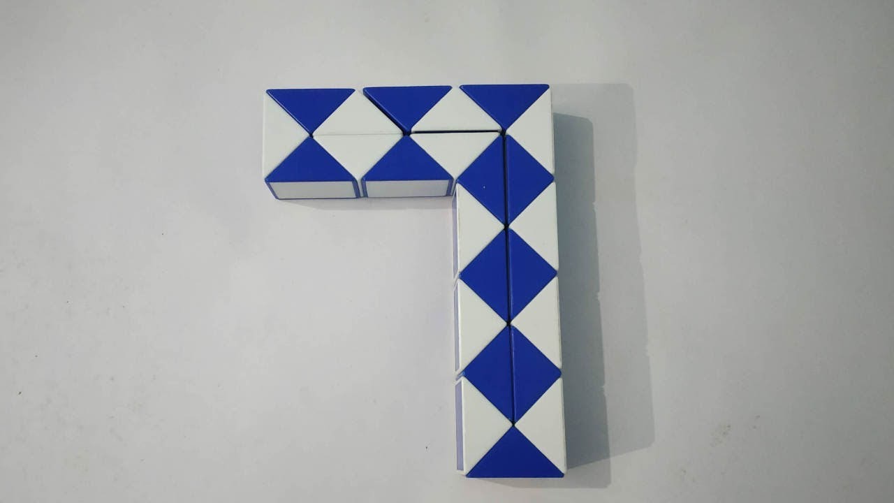 How to Make Number 7 with Snake Cube - YouTube