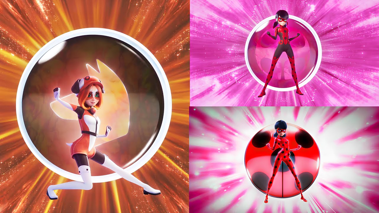 Old VS New Ladybug Transformations 🐞 + 🐶 Miss Hound New Transformation ...