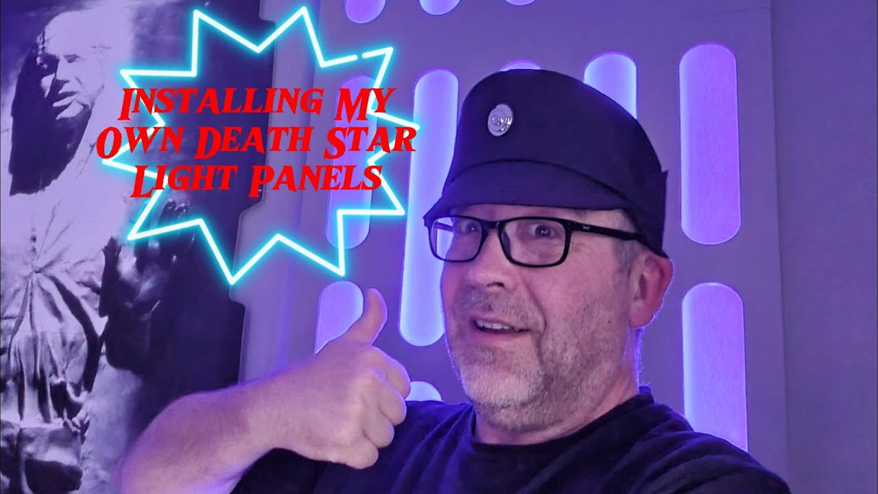 Installing Star Wars Death Star Light Panels - YouTube