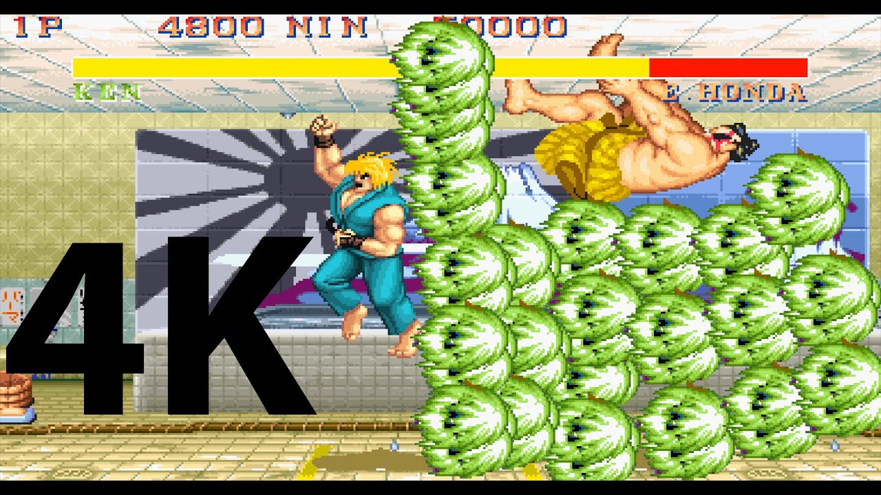 Incredible Ken Dominates Street Fighter 2 Super - Level 8 Green Arcade ...
