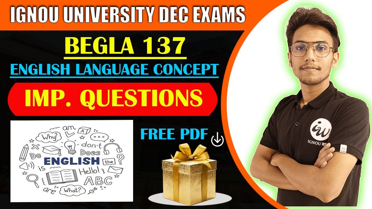 BEGLA 137 | ENGLISH LANGUAGE DEC AND JUNE PAPER | IMPORTANT QUESTIONS ...