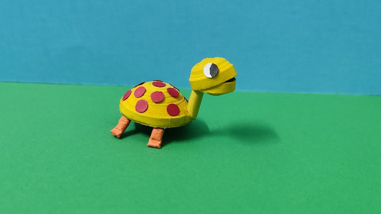 Paper turtle toy | How to make paper turtle - YouTube