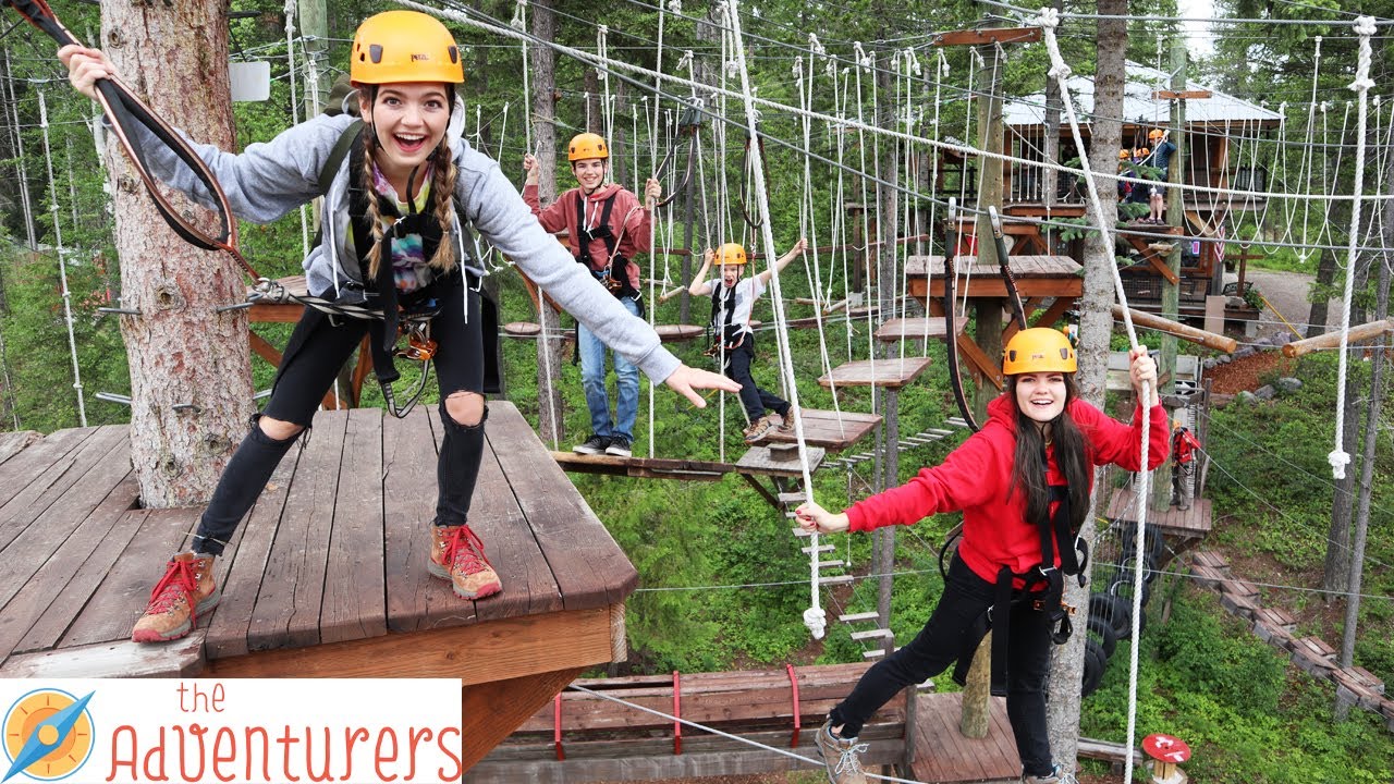 Last To FALL Off The Super HIGH UP Obstacle Course WINS!! - YouTube