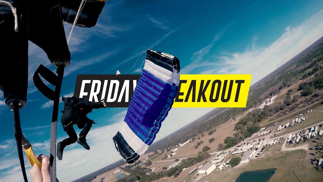 Friday Freakout: Skydiver's Scary Parachute Collision at 400 Feet ...