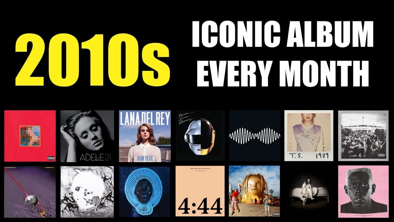 Most Iconic Album Released Every Month of the 2010s - YouTube