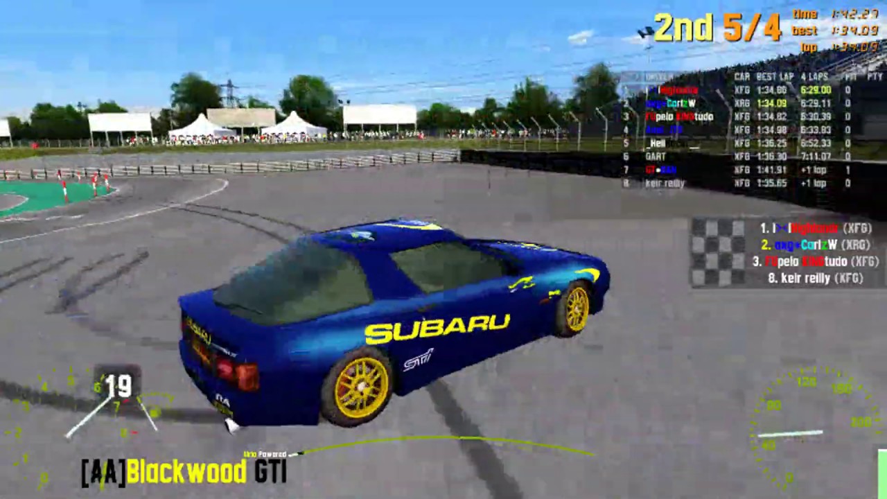 CarlzW LFS race live 9/10 - YouTube