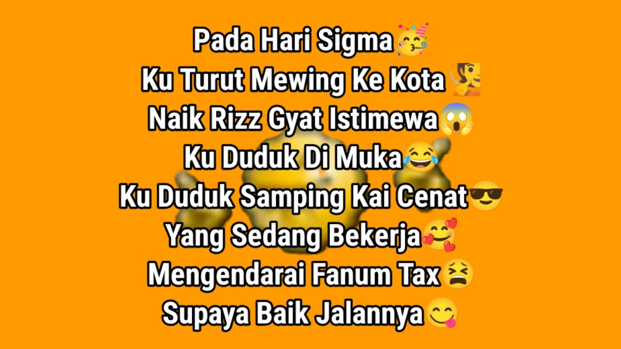 Pada Hari Sigma Ku Turut Mewing Ke Kota...🧏 - YouTube