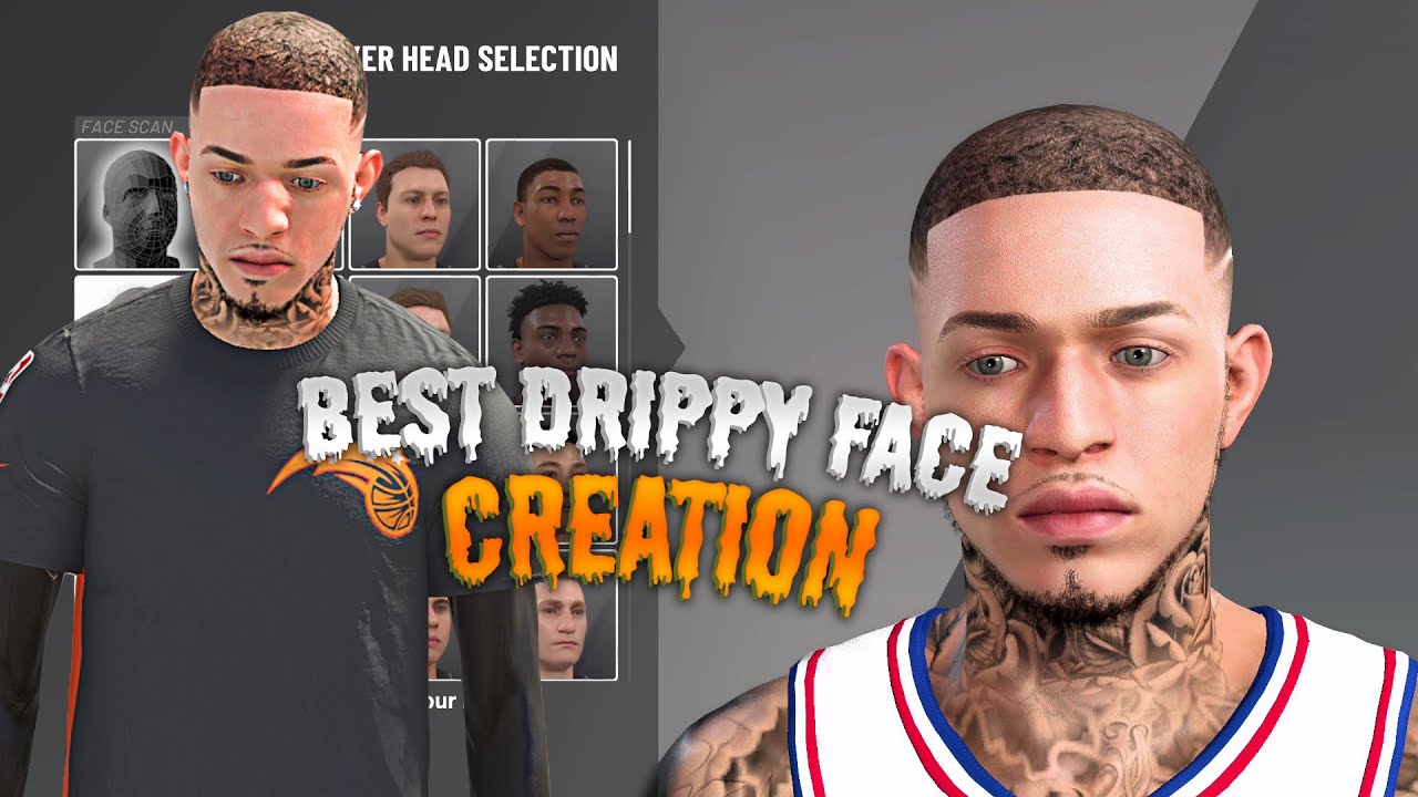 *NEW* BEST DRIPPY FACE CREATION ON NBA2K20!! - YouTube