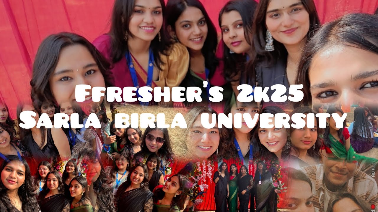 Fresher's party 2k25 | Sarla birla university | - YouTube