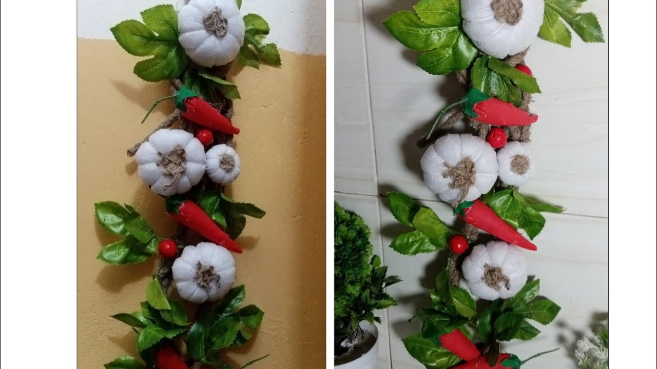 Diy kitchen wall decor/kitchen wall hanging/how to make beautiful ...