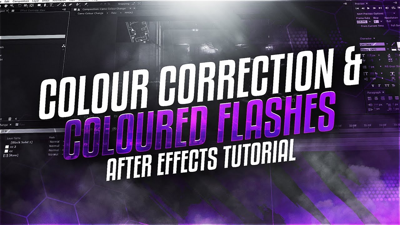 How To Edit Like Red Green! (Clean CC & Coloured Flashes Tutorial) [Adobe After Effects] - YouTube