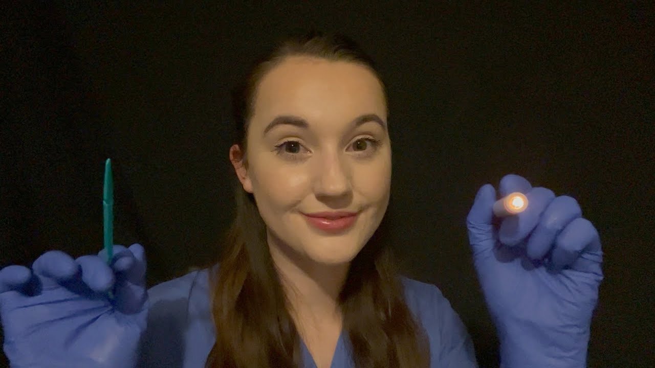 ASMR | Facial Nerve Exam (Personal Attention, Face Touching ...