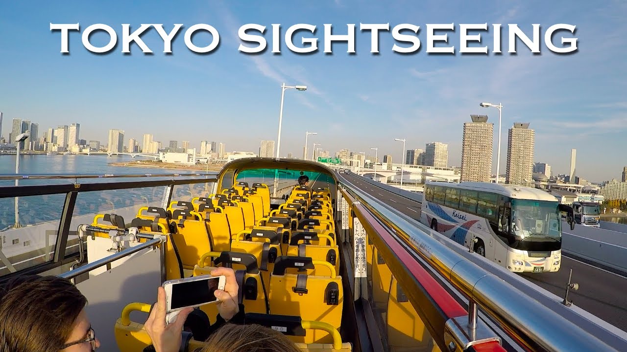 Fantastic views of Tokyo - Double-decker open-top bus / Skybus Tokyo ...