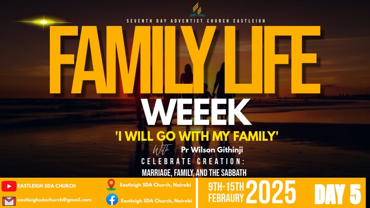Family Life Week | I Will Go With My Family | ESDAC | Day 5 | 14 ...