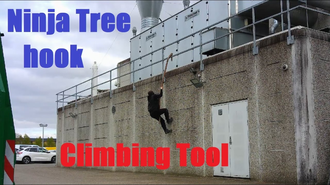 Ninja tool - Tree climbing hook - YouTube
