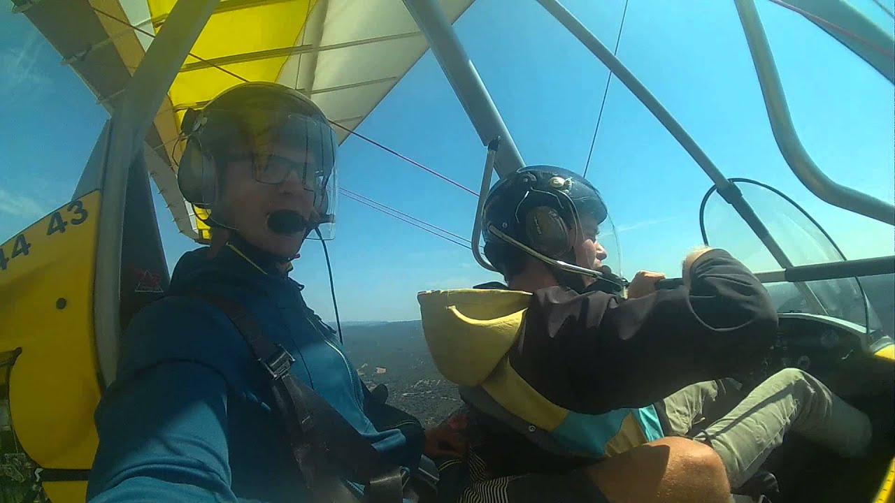 ulm flight above the ardeche (france) part 1 - YouTube