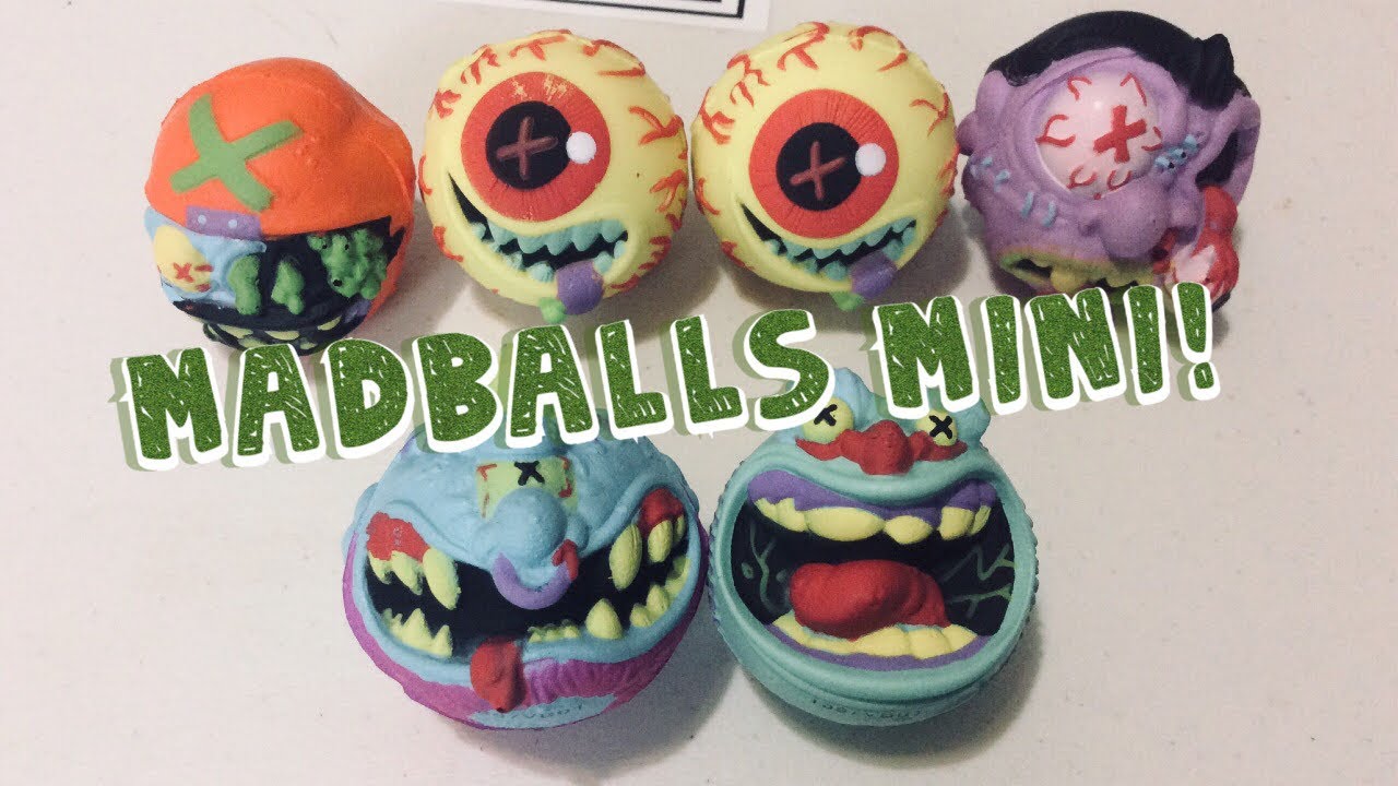 Madballs mini! We open 6 blind packs - YouTube