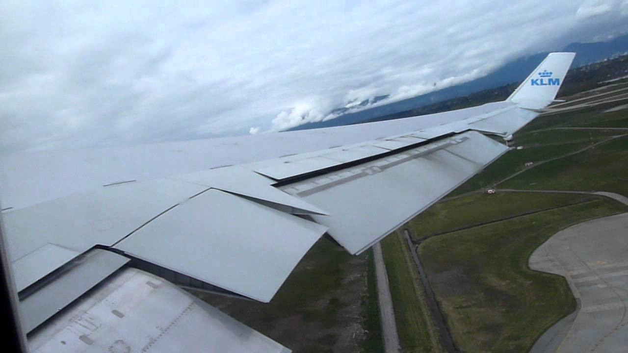 Take off MD 11 KLM flight KL 682 Vancouver Intl YVR Amsterdam AMS 5 8 ...