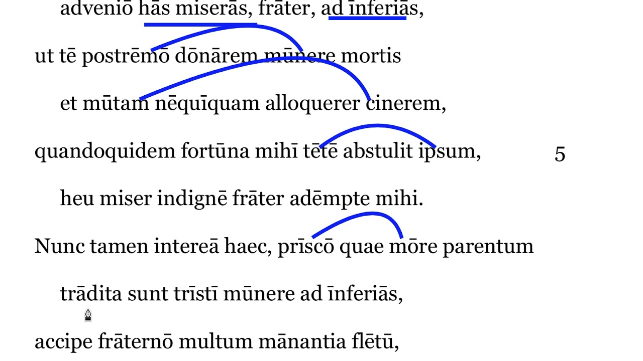 Catullus 101 - YouTube