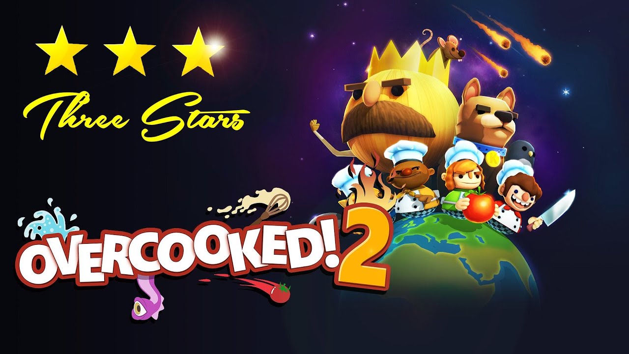 Overcooked 2! with All Three Stars | 01 | Xbox One X Local Multiplayer ...