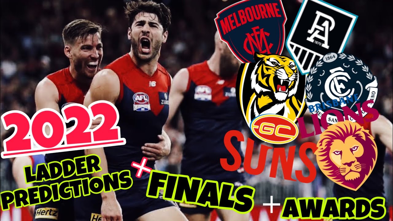 2022 AFL Ladder Predictions + FINALS + Awards - YouTube