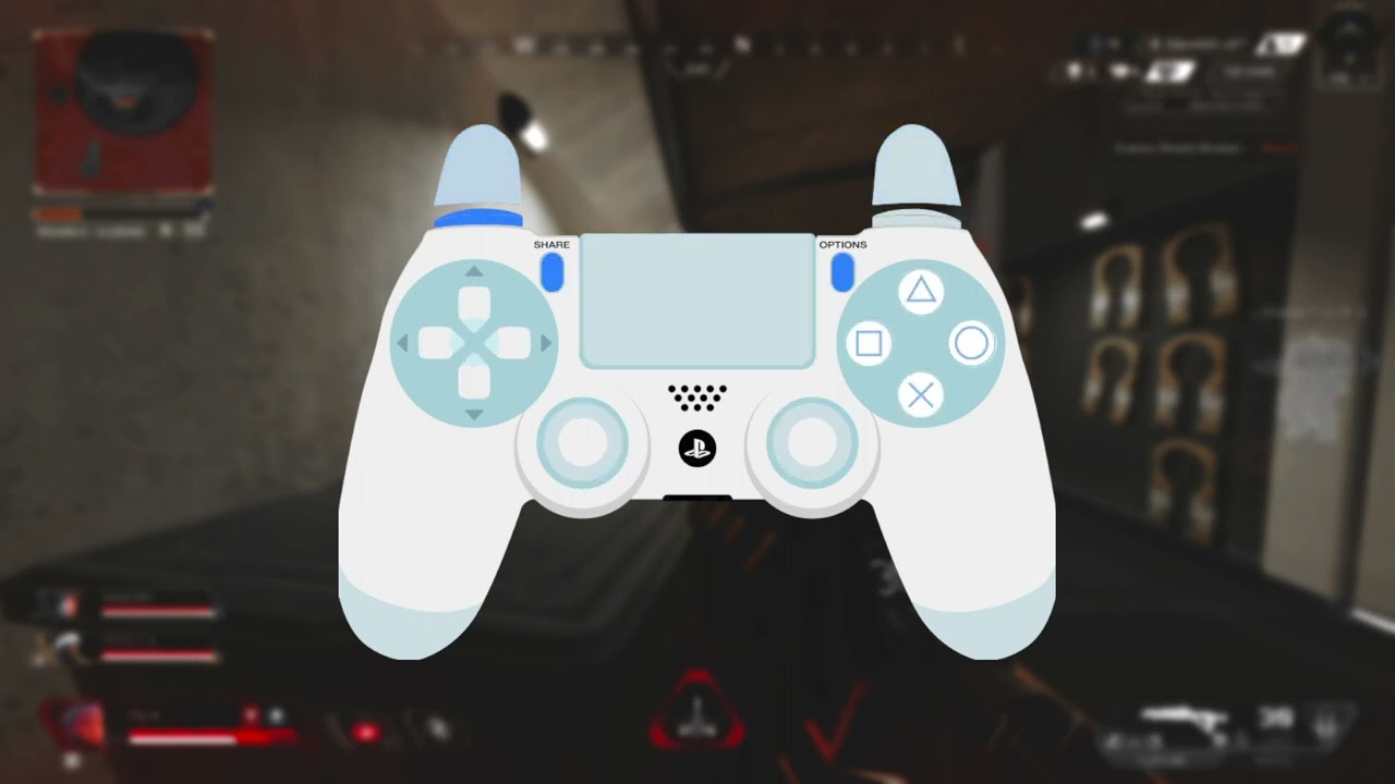 【配信】GamePAD Overlay White Blue【オーバーレイ】 - YouTube