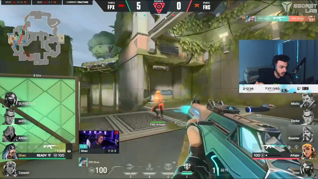 FPX Shao INSANE 1v3 CLUTCH to keep Fnatic Off first round winning - YouTube
