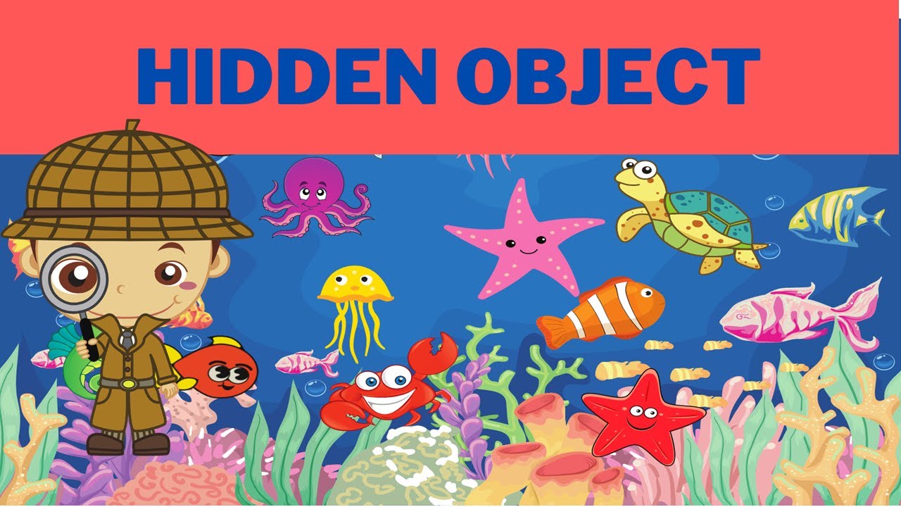 Kids Hidden Objects Games - The Best Games for Kids - Round 6. Sea ...