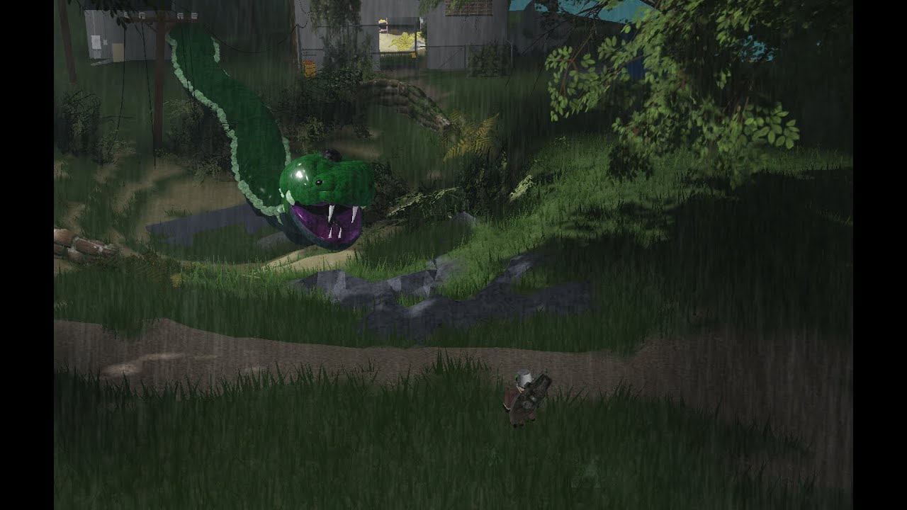 Isle snake on the surface - YouTube