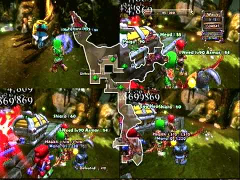 Dungeon Defenders PS3: Power Leveling 4 Characters At The Same Time ...