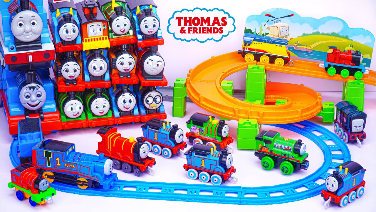 🚂💙 Thomas & Friends Track Toys Collection ASMR | Brio Town and ...