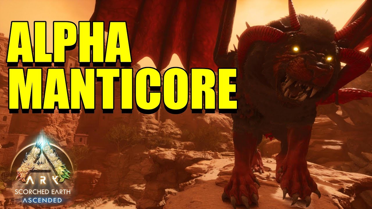 Facing the Alpha Manticore SOLO | ARK: Scorched Earth Ascended (Part 14 ...