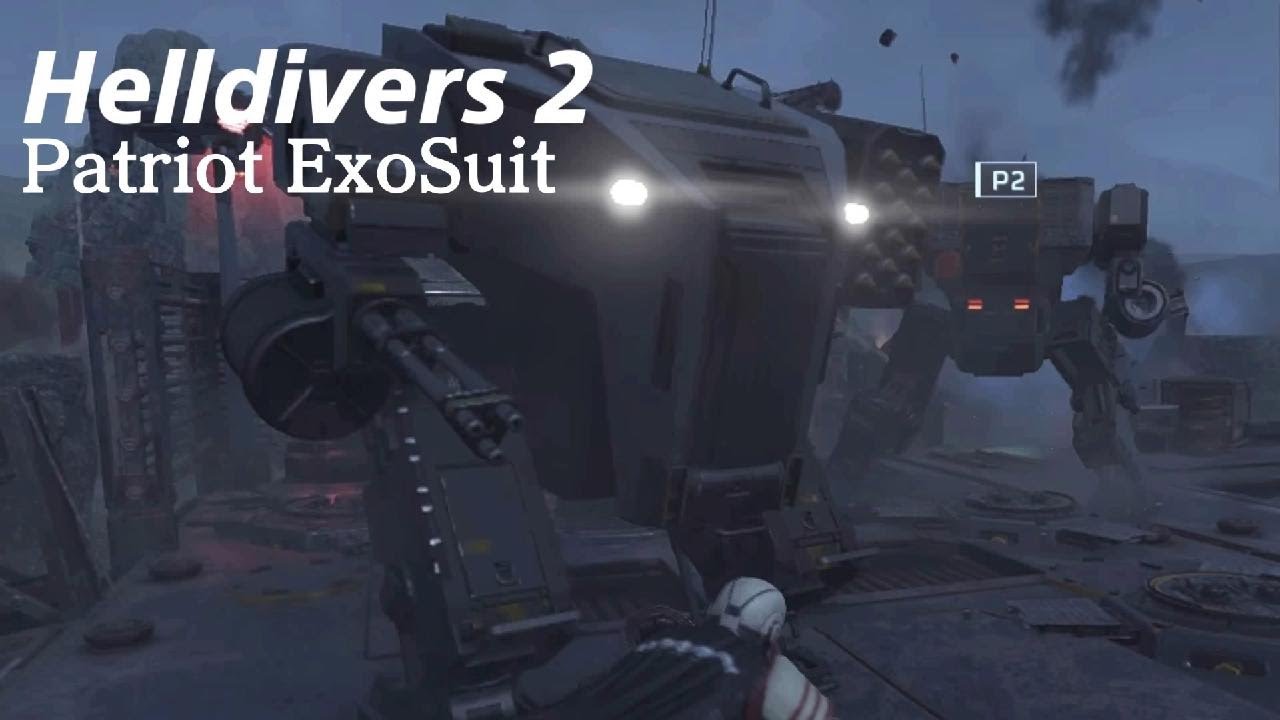HELLDIVERS 2 New Patriot ExoSuit Gameplay Ps5 - YouTube