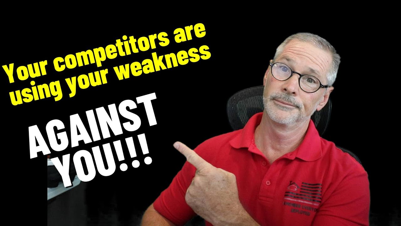 Your competitors are using your weakness against you - YouTube