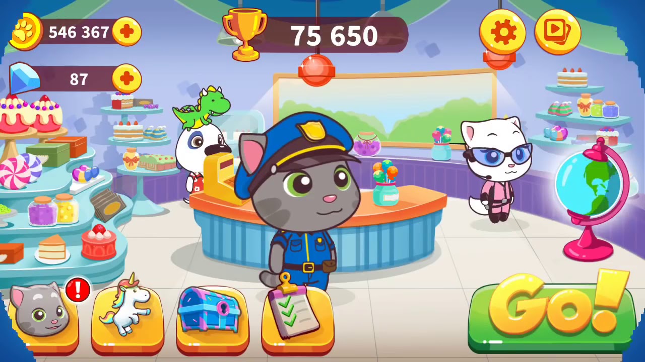 Talking Tom Candy Run ️ Fireman Ginger's Wao Abilities ️ - YouTube