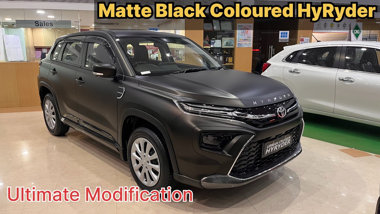महाराष्ट्रातील ऐकमेव Matte Coloured Toyota Hyryder | Ultimate ...